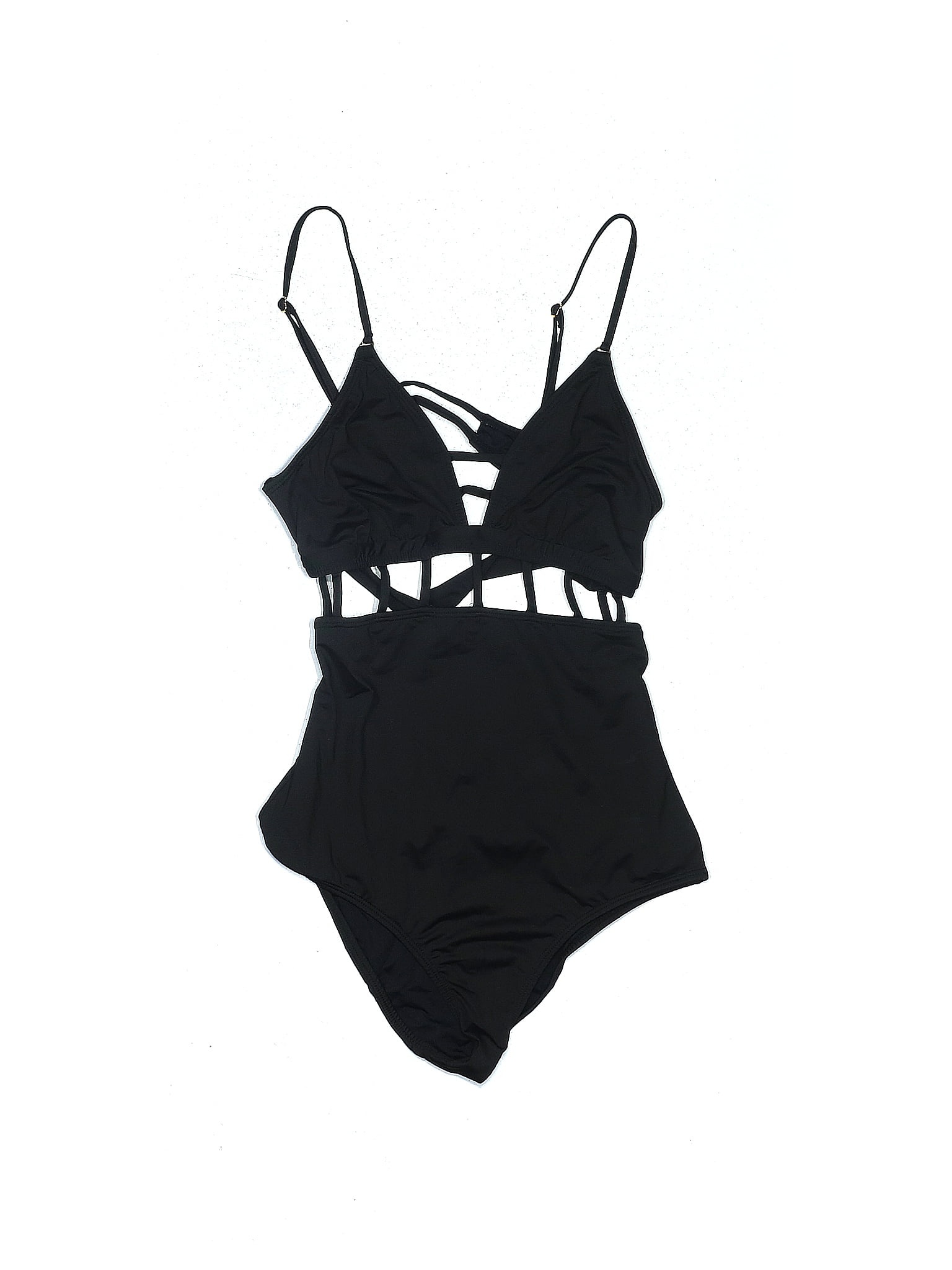 Ondademar Solid Black One Piece Swimsuit Size S 66 Off Thredup