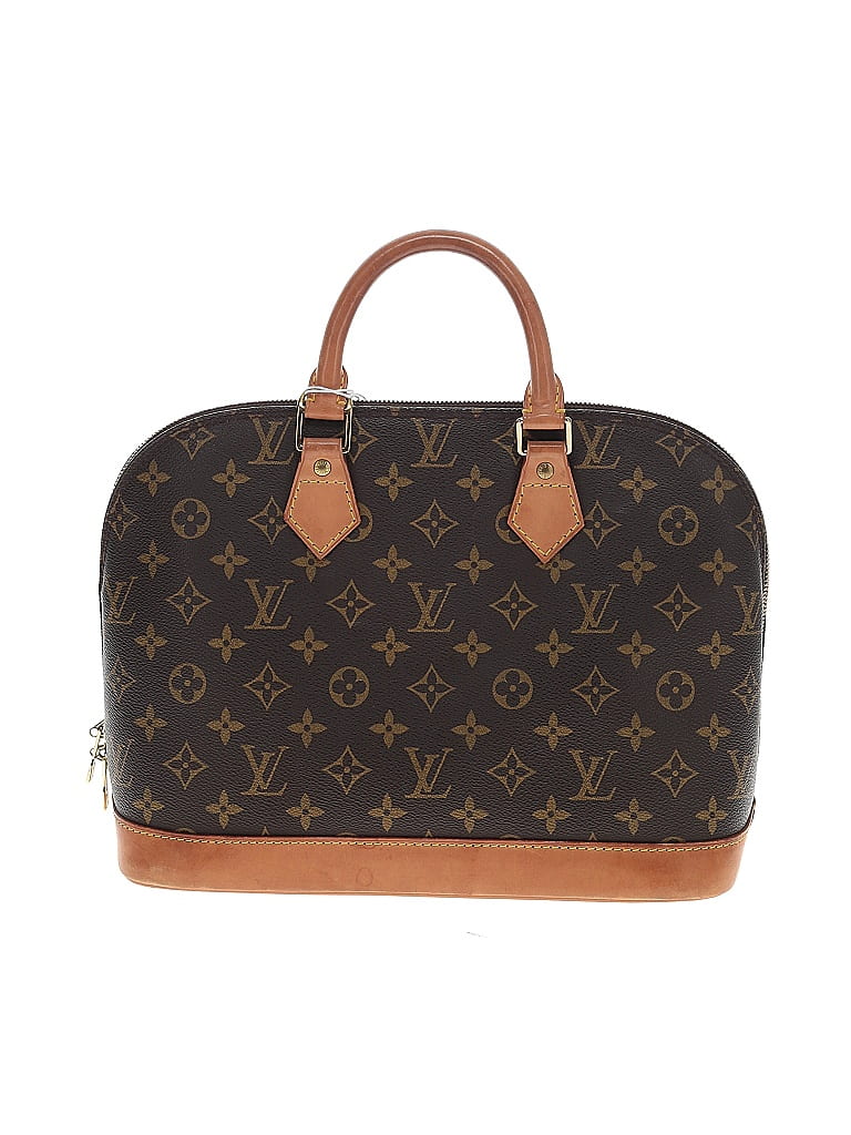 Louis Vuitton 100% Coated Canvas Color Block Brown Monogram Canvas Alma PM One Size - 26% off ...