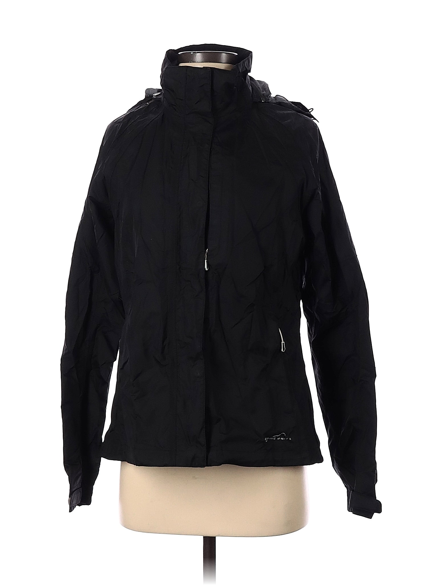 Assorted Brands 100% Nylon Solid Black Jacket Size S - 56% off | thredUP