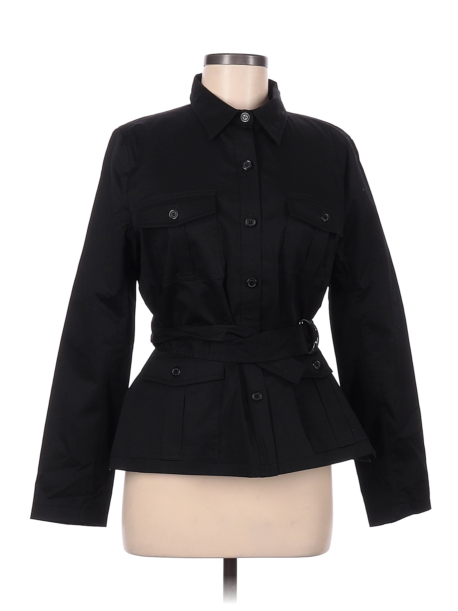7th Avenue Design Studio New York & Company Solid Black Jacket Size M ...