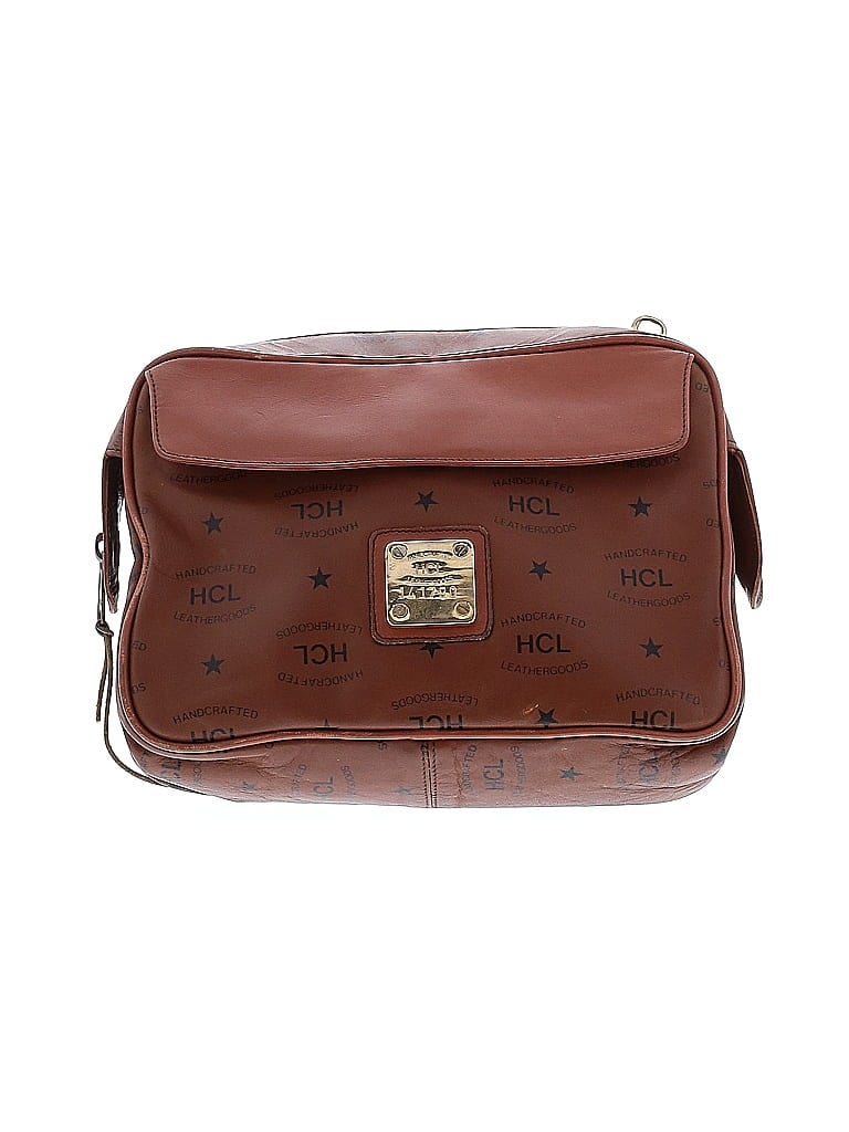 HCL 100% Leather Brown Leather Crossbody Bag One Size - 80% off | thredUP
