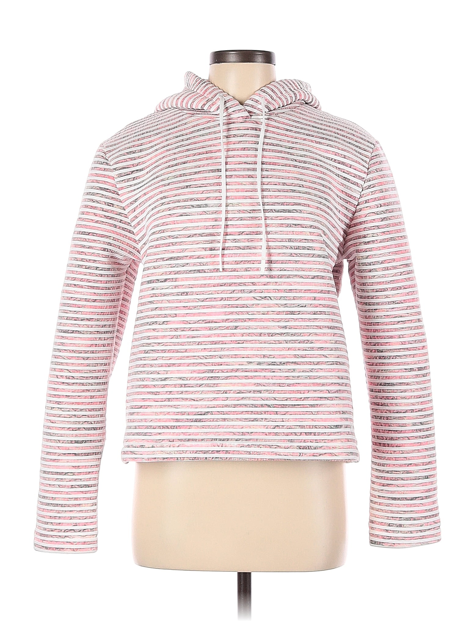 Under Armour Stripes Pink Pullover Hoodie Size M - 57% off | thredUP