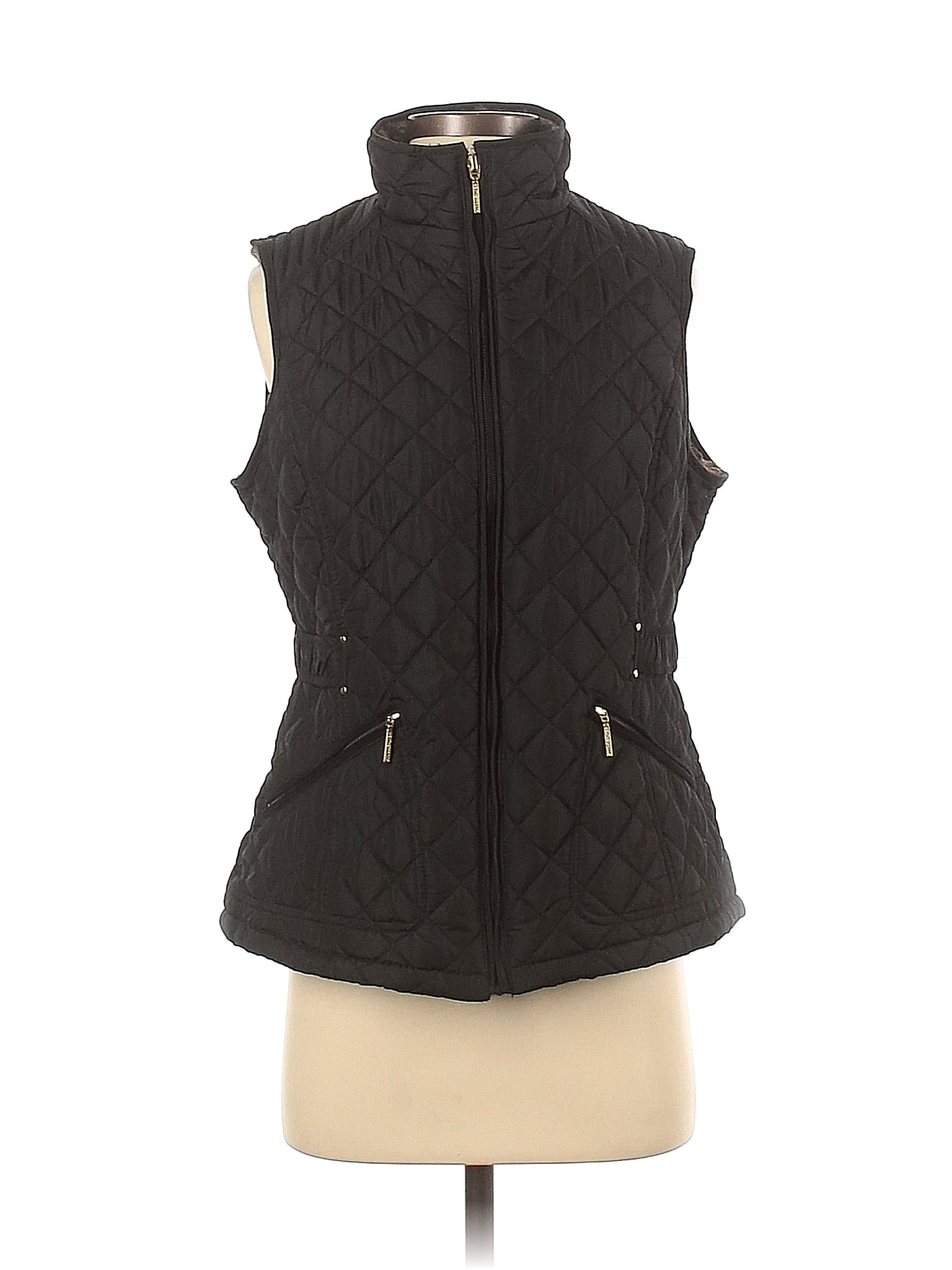 Weatherproof 100% Polyester Solid Black Vest Size S - 63% off | ThredUp