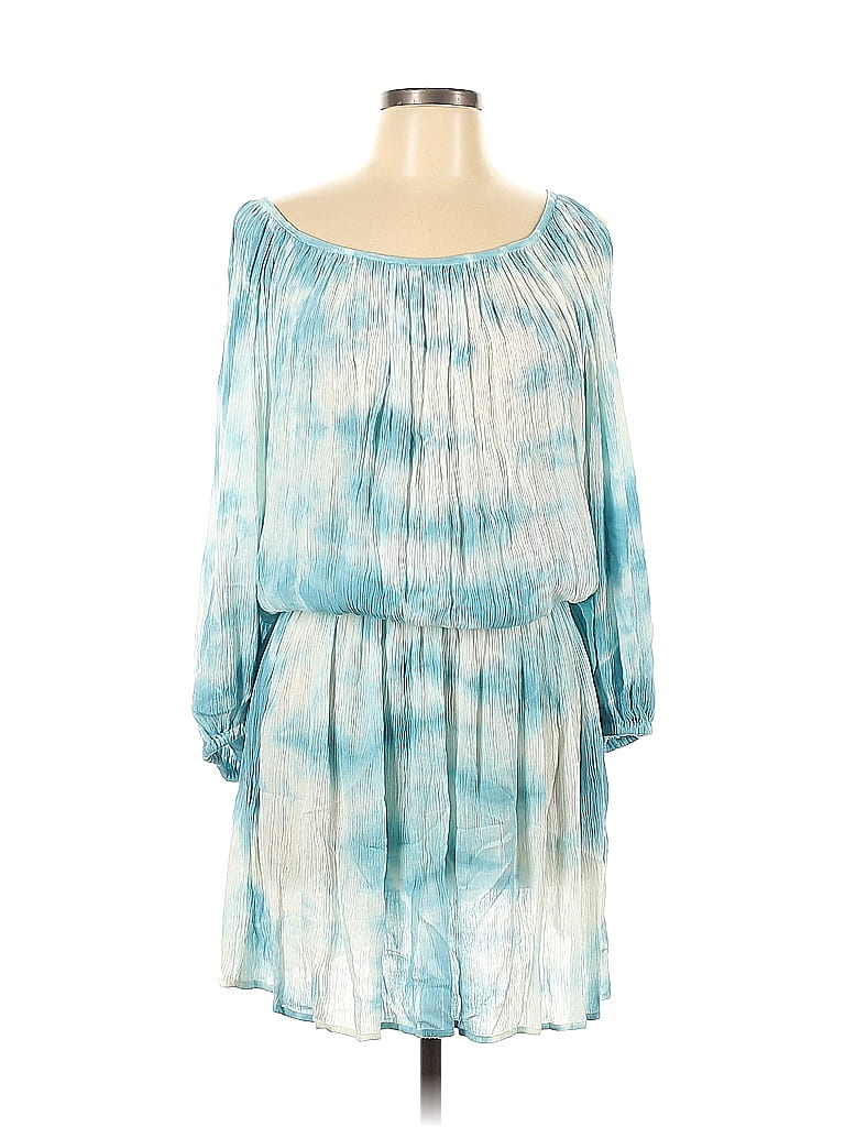 Fashion Fuse Tie-dye Multi Color Blue Casual Dress Size L - 63% off ...