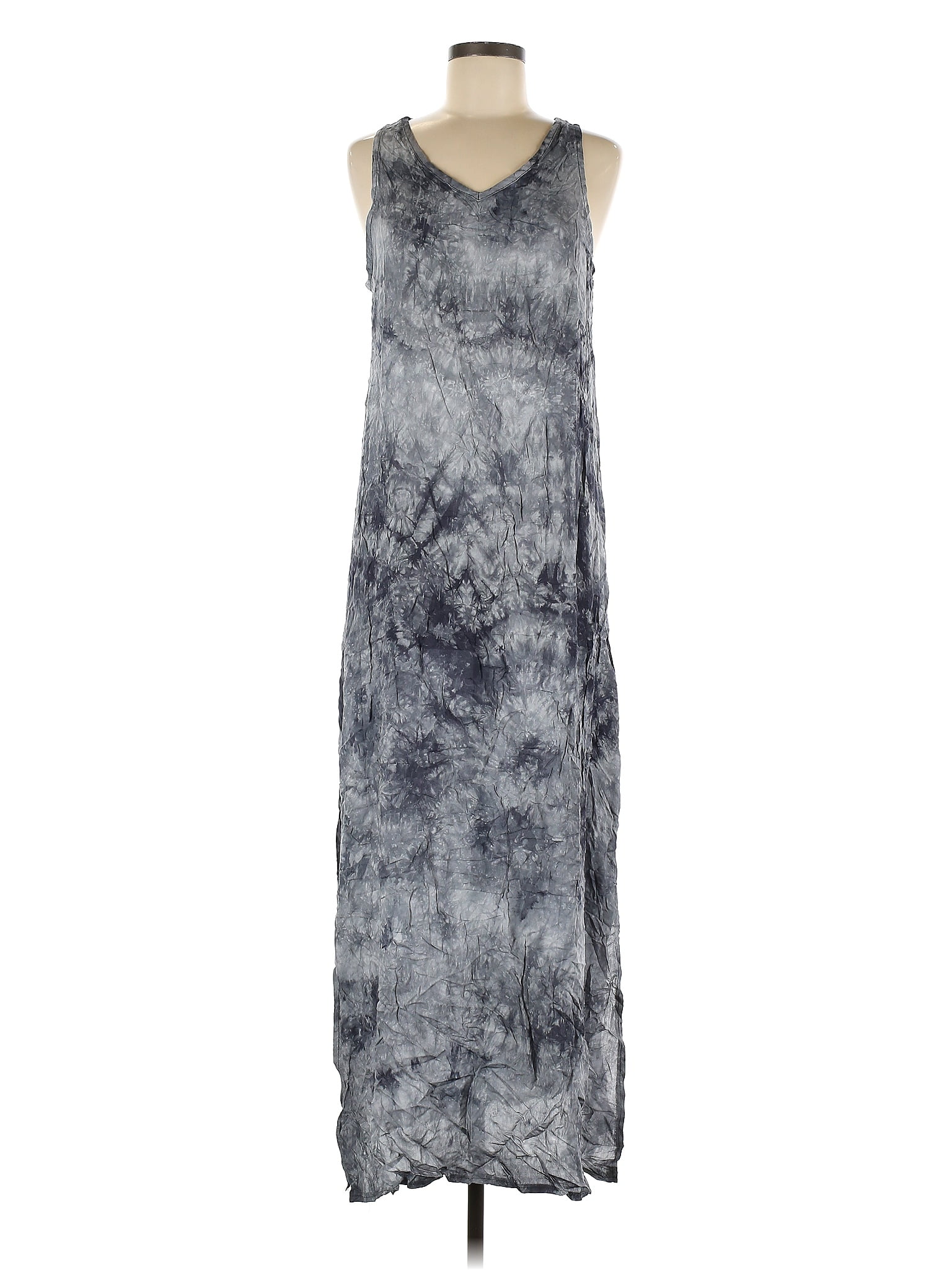 Misslook Tie-dye Gray Casual Dress Size M - 70% off | thredUP