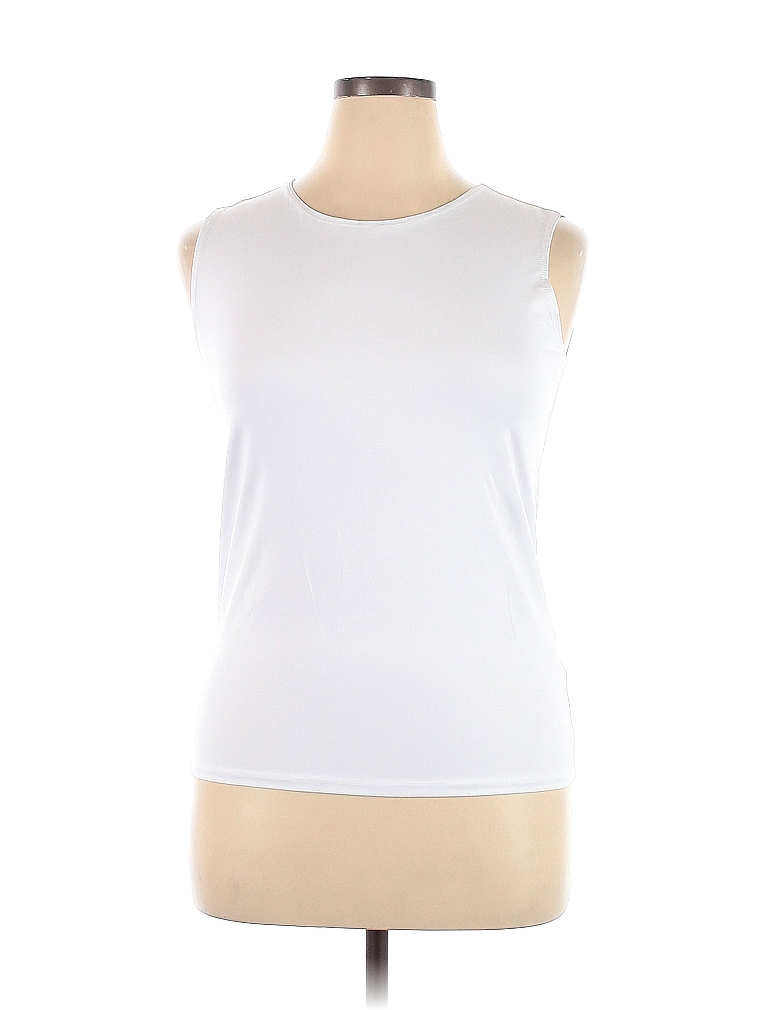 Alfani White Tank Top Size XL - 76% off | thredUP