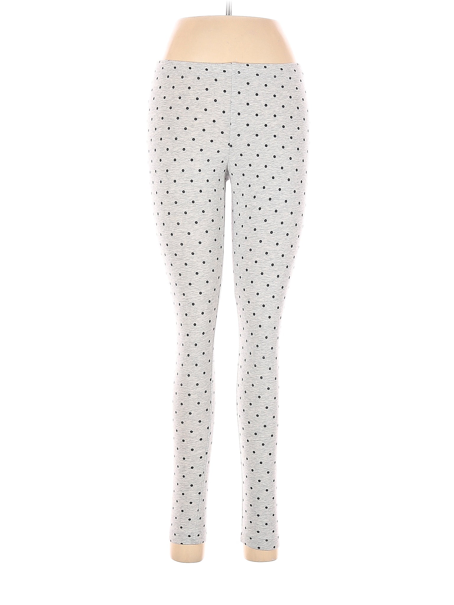 Old Navy Polka Dots White Gray Leggings Size M - 20% off | thredUP