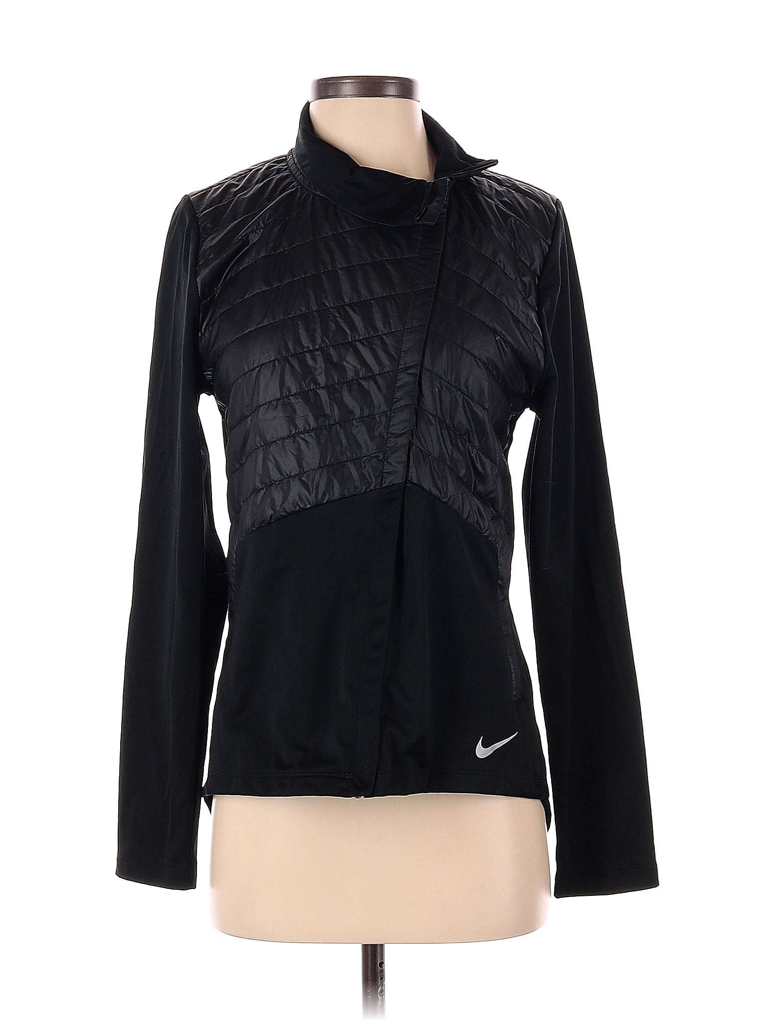 Nike 100% Polyester Black Track Jacket Size S - 63% off | thredUP