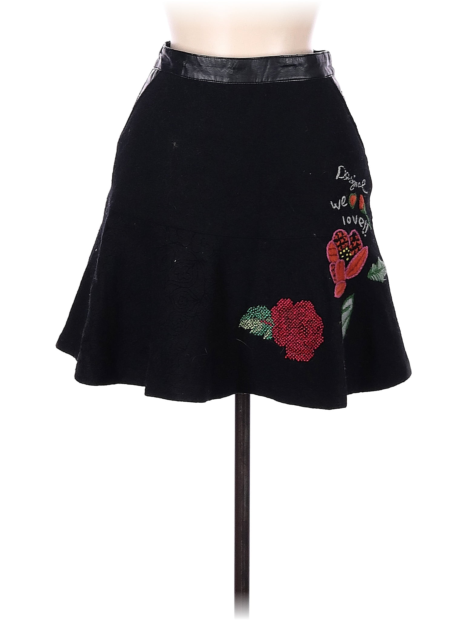 Desigual Black Casual Skirt Size 38 (EU) - 56% off | thredUP