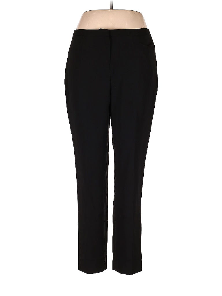 Vince Camuto Solid Black Casual Pants Size 10 83 Off Thredup