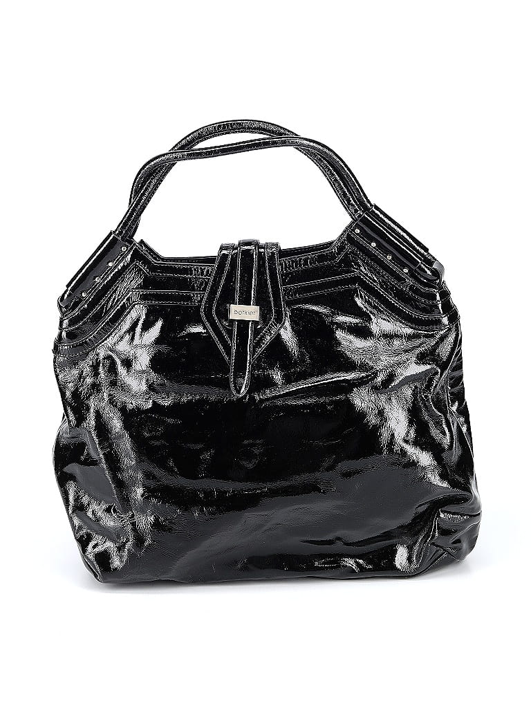 Botkier Solid Black Leather Shoulder Bag One Size - 77% off | thredUP