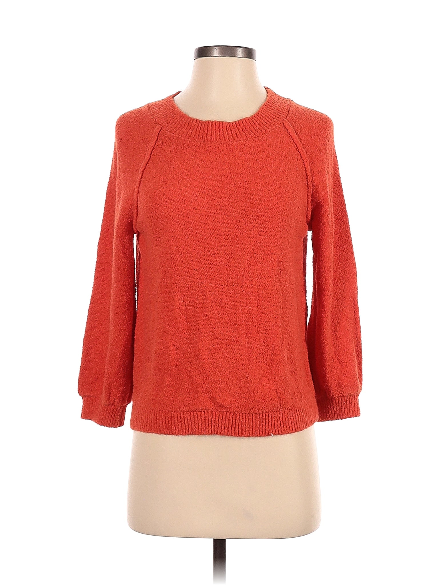 Lotto Color Block Solid Orange Pullover Sweater Size XS - 72% off | thredUP