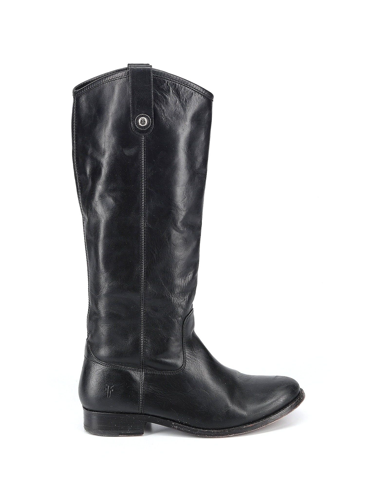 FRYE Solid Black Boots Size 7 1/2 - 73% off | thredUP