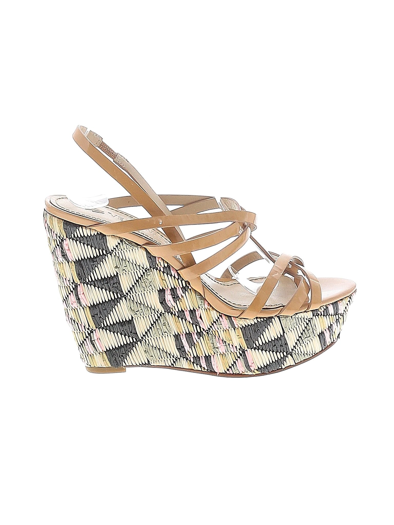 Vera Wang Multi Color Tan Wedges Size 6 - 82% off | ThredUp
