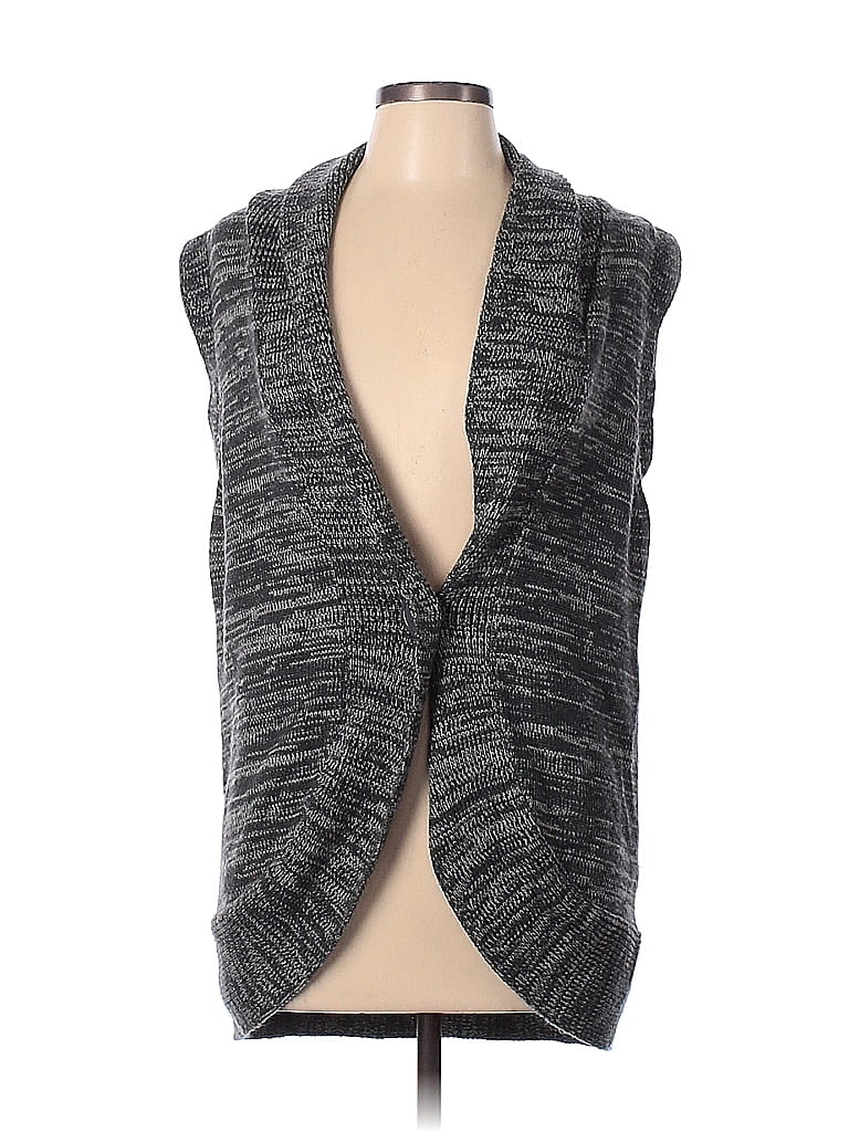 Attention Marled Gray Cardigan Size L - 50% off | thredUP