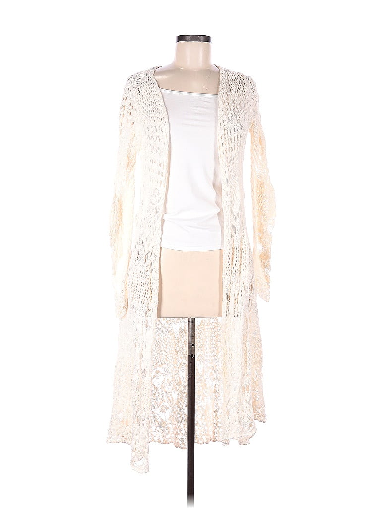 Mossimo Supply Co. Solid Ivory Cardigan Size M - 56% off | thredUP