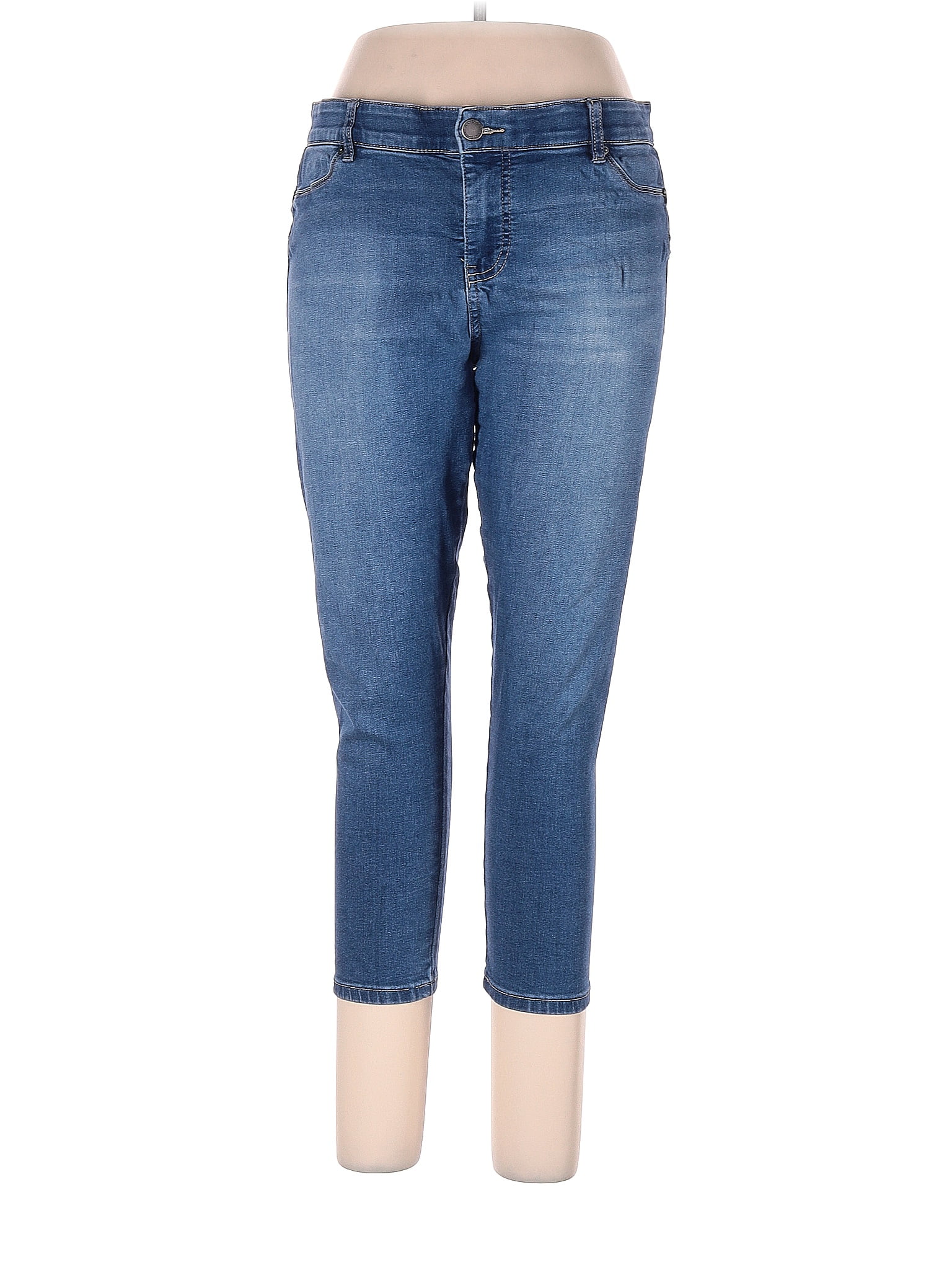 Juicy Couture Solid Blue Jeans Size 16 - 81% off | thredUP