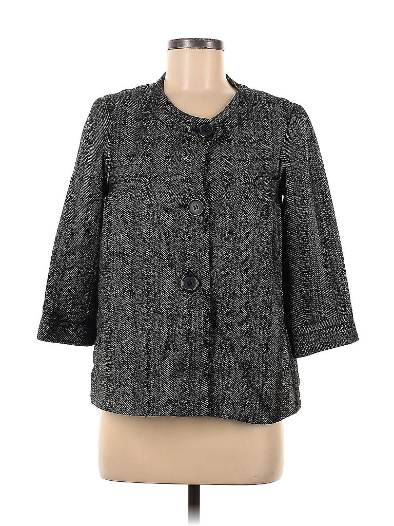 Max Studio Tweed Gray Coat Size 6 - 91% off | ThredUp