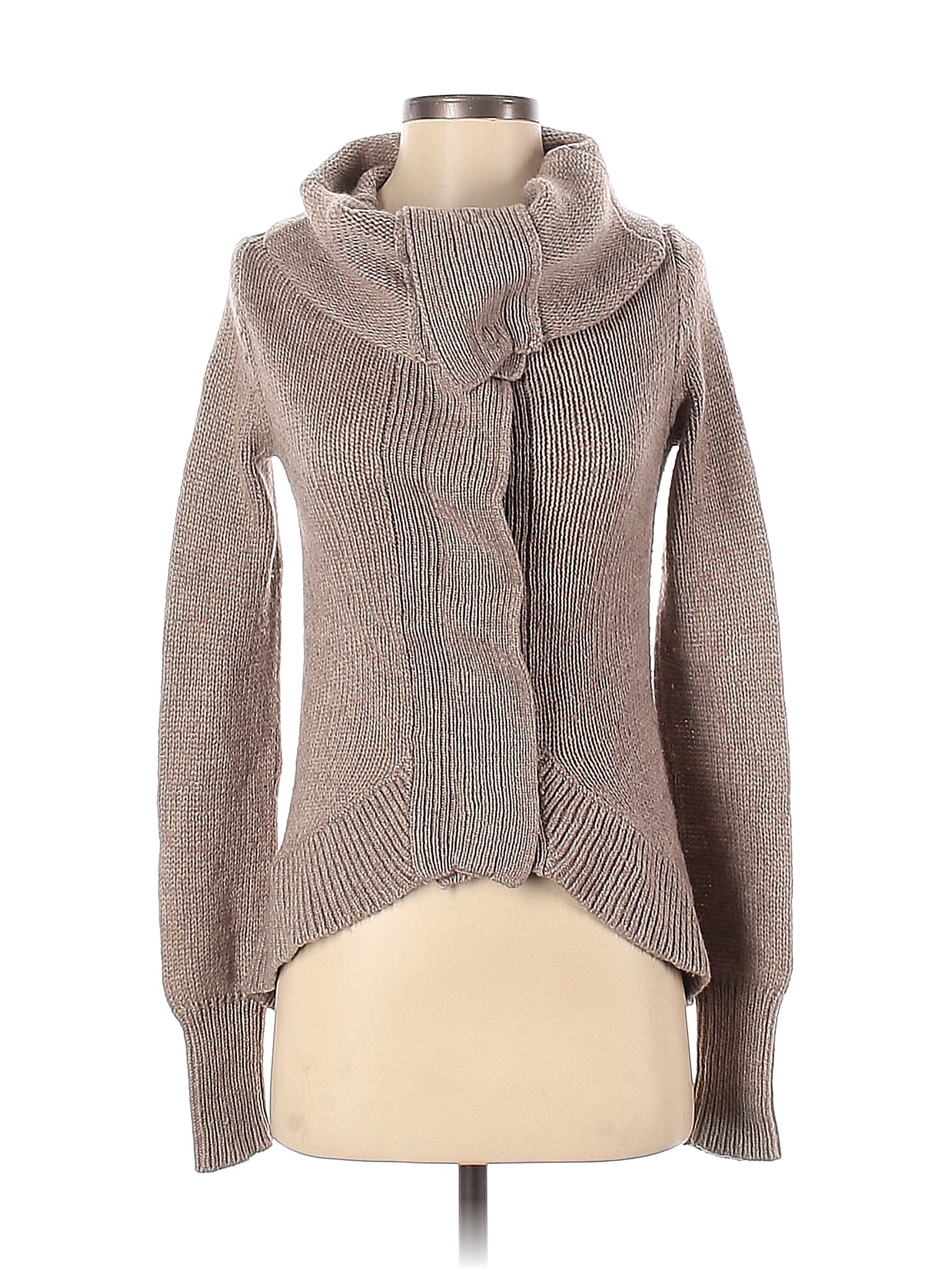 Moda International Solid Tan Cardigan Size XS - 65% off | thredUP
