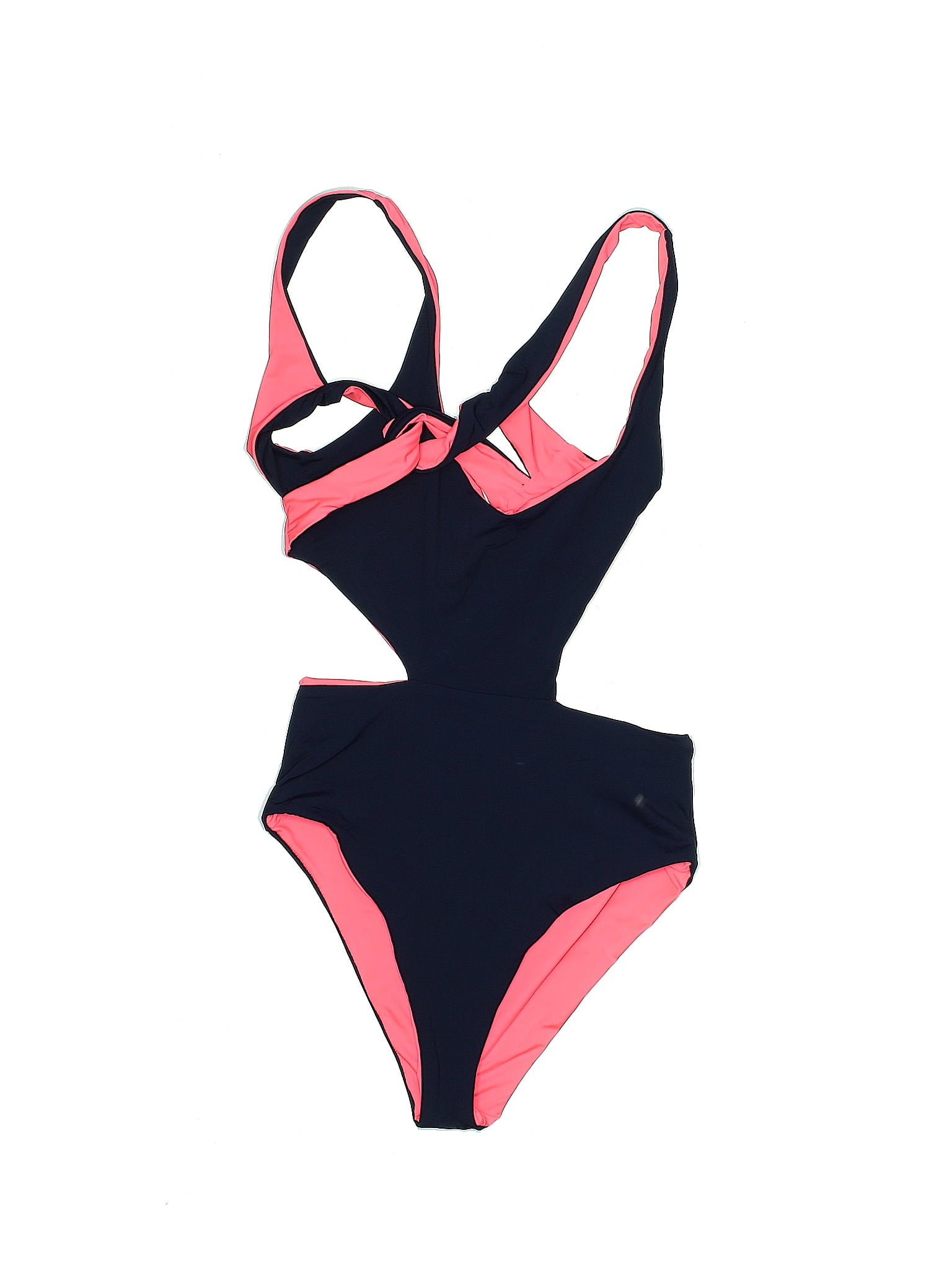 L Space Solid Black One Piece Swimsuit Size 12 69 Off Thredup