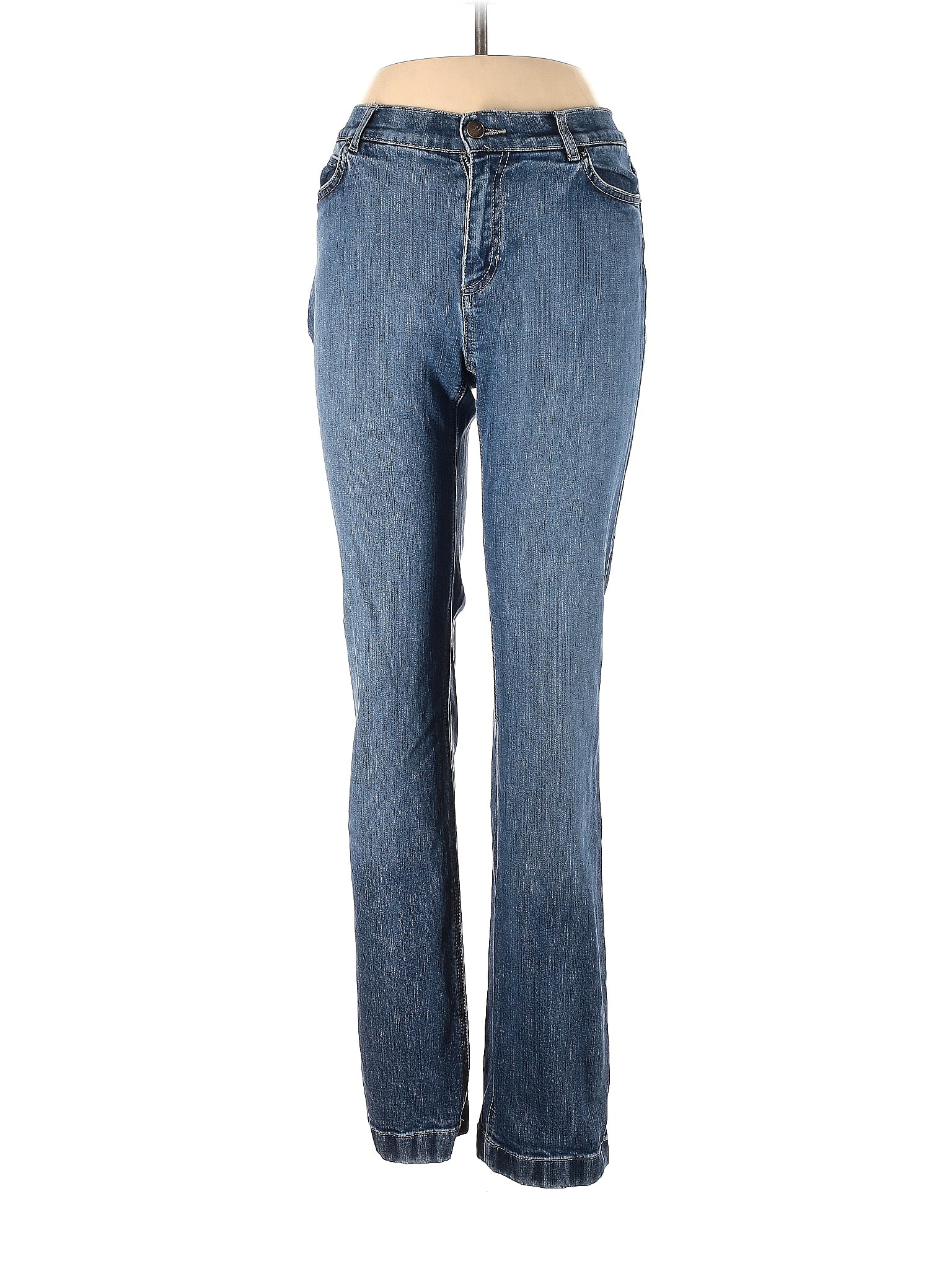 Weekend Max Mara Solid Blue Jeans Size 10 - 76% off | thredUP