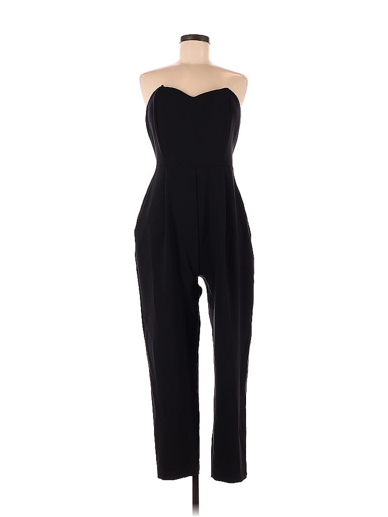 TRY ME Solid Black Jumpsuit Size 42 (IT) - 79% off | ThredUp
