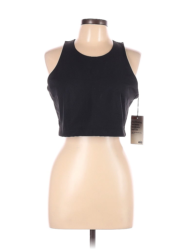 REI Solid Black Active Tank Size 1X (Plus) - 59% off | thredUP
