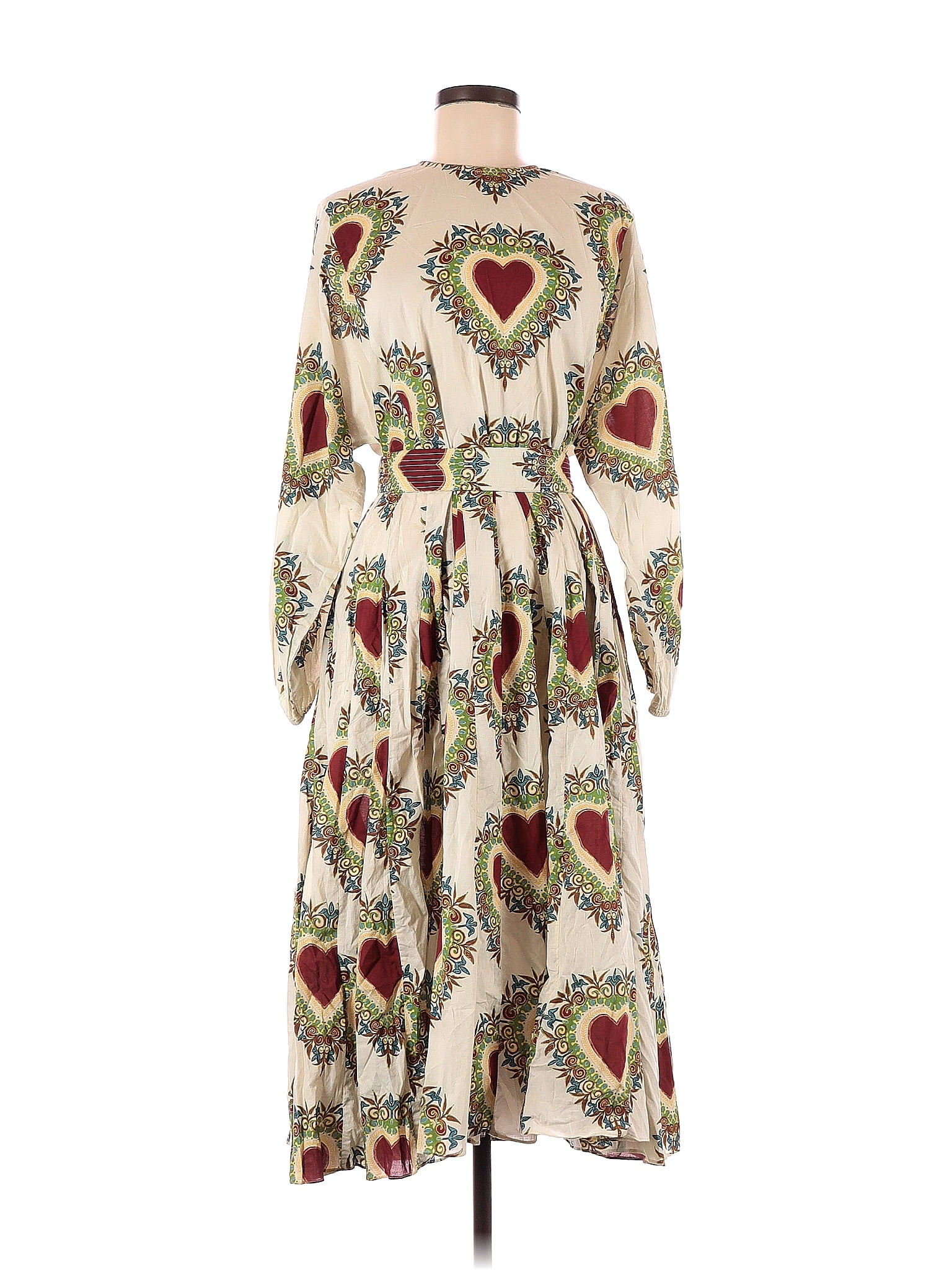 Rhode 100% Cotton Ivory Casual Dress Size M - 73% off | thredUP