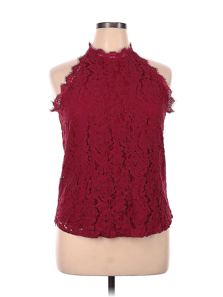 Halife Red Sleeveless Top Size XL - 37% off | thredUP