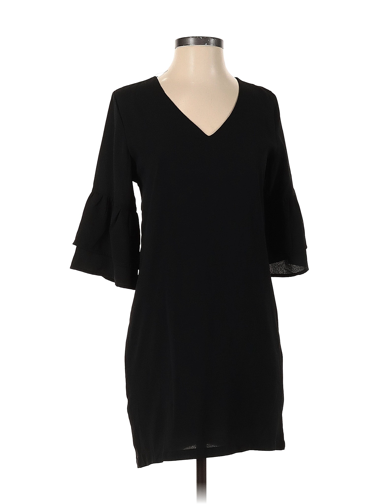 Belong Solid Black Casual Dress Size Xs 85 Off Thredup