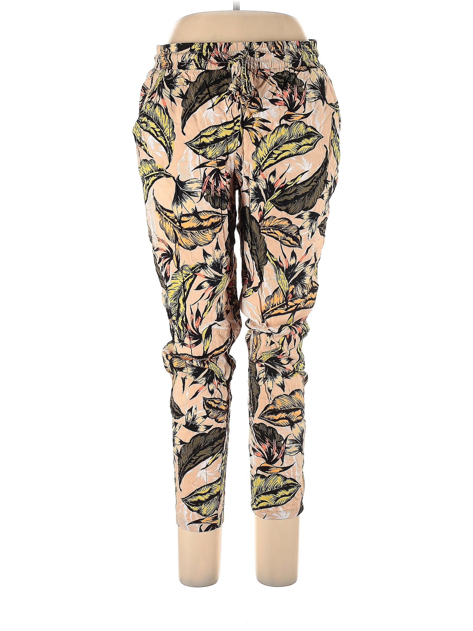 Primark 100% Viscose Gold Tan Casual Pants Size 12 - 65% off | ThredUp