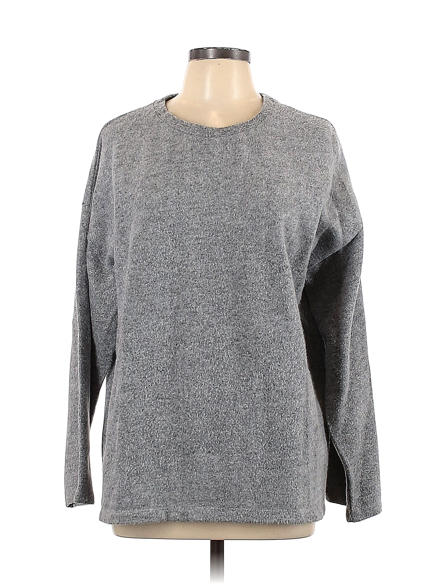 Trafaluc by Zara Marled Gray Sweatshirt Size L - 81% off | ThredUp