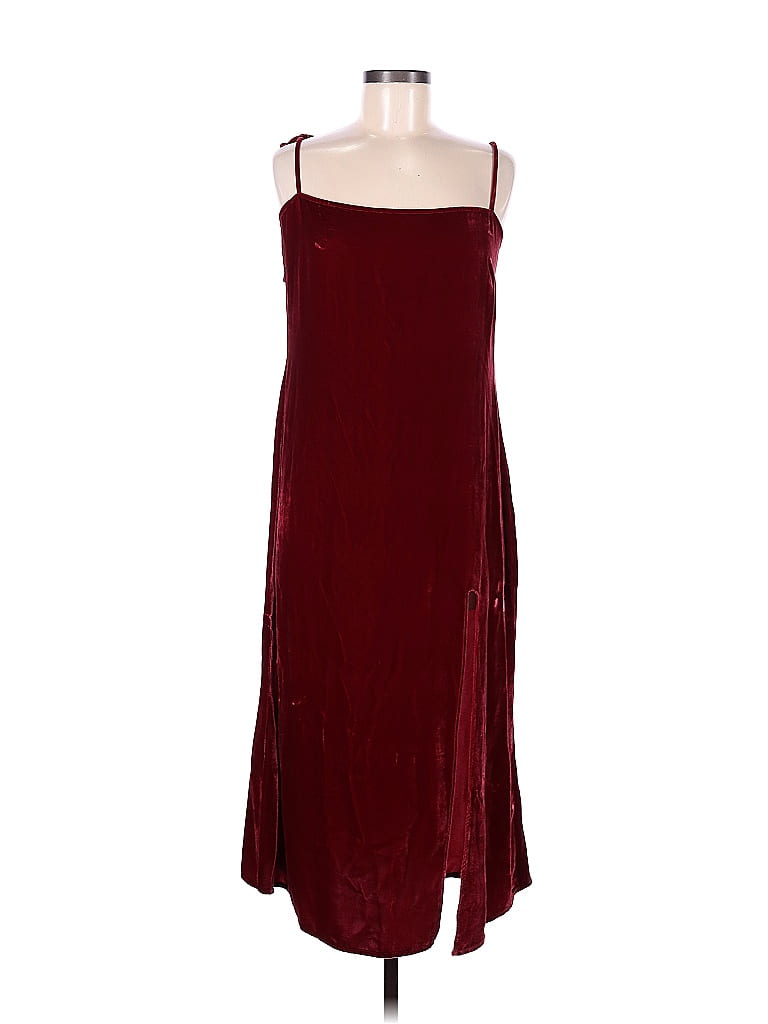 Reformation Solid Maroon Burgundy Cocktail Dress Size M 65 Off Thredup