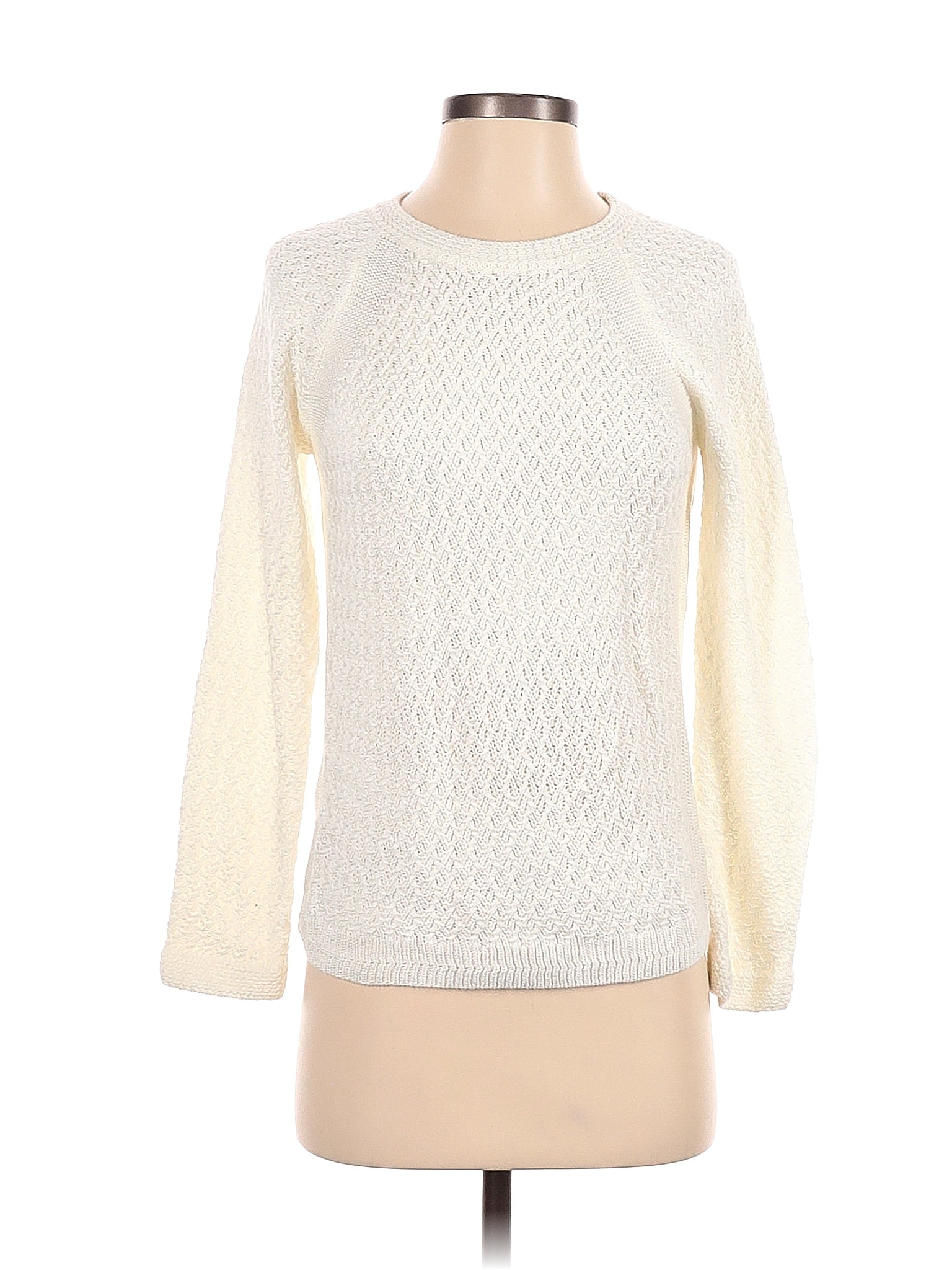 Jones New York Signature White Pullover Sweater Size S - 75% off | thredUP
