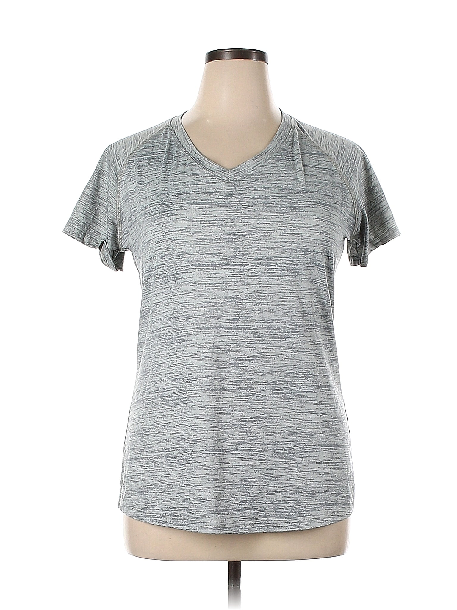 Game Time Gray Active T-Shirt Size 1X (Plus) - 45% off | ThredUp