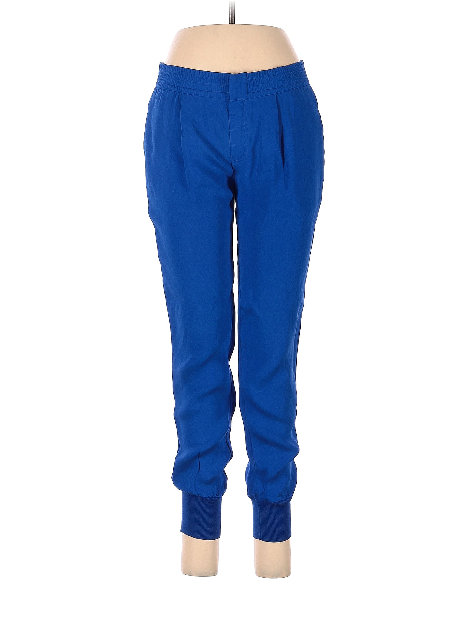 Vince. 100% Silk Solid Sapphire Blue Silk Pants Size XS - 89% off | thredUP