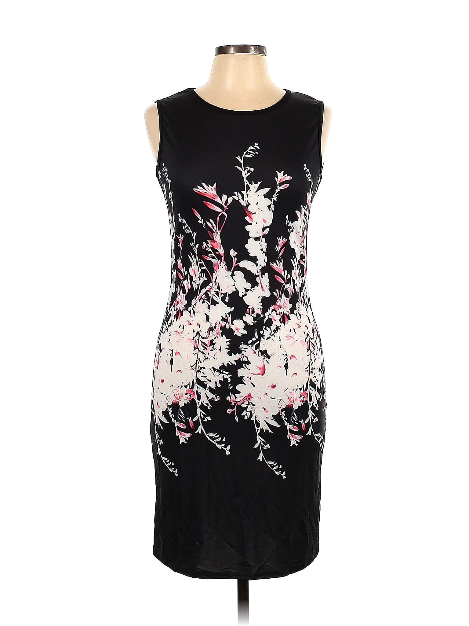 Unbranded Floral Black Casual Dress Size M 60 Off Thredup