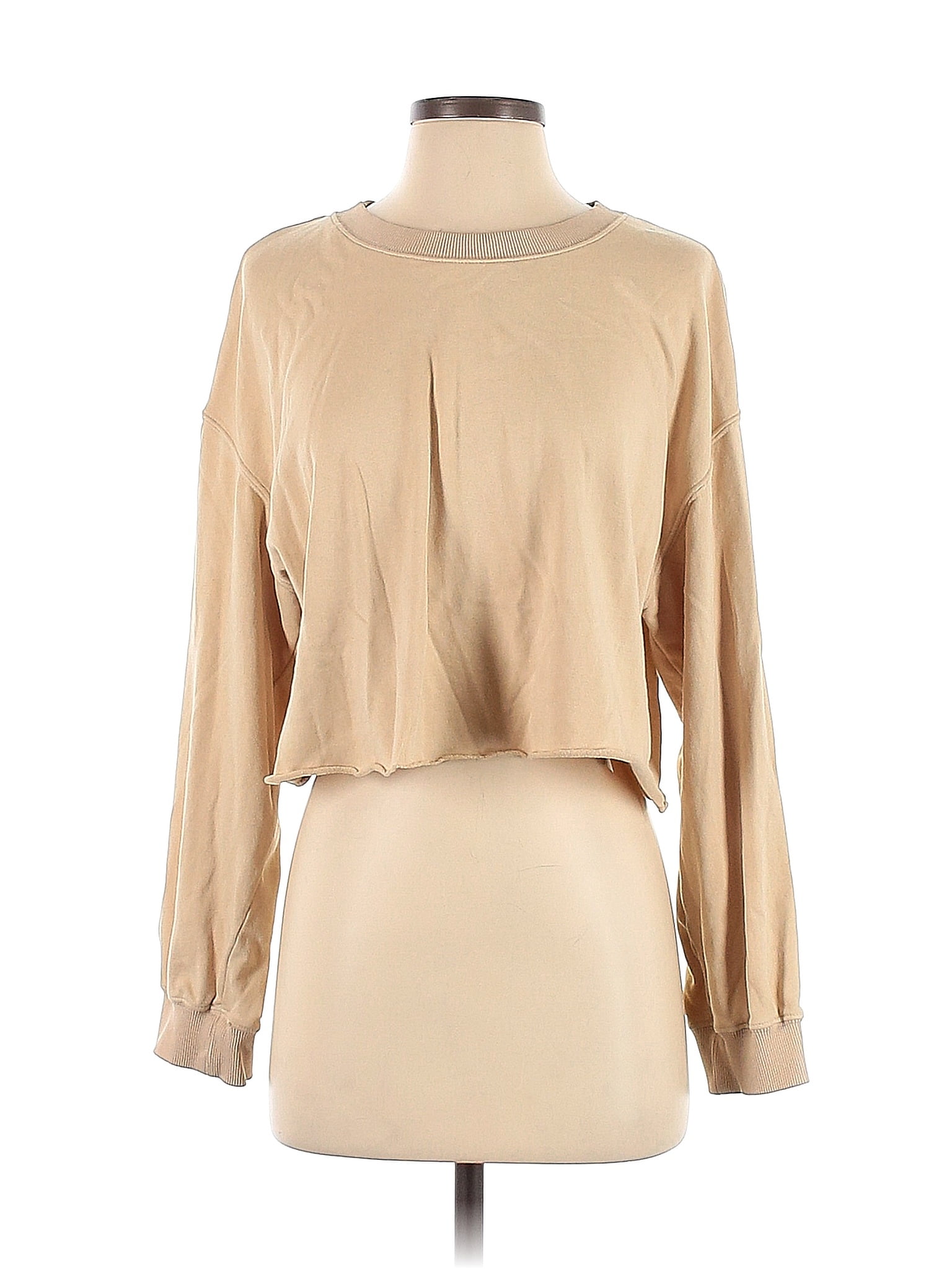 Junk Food 100% Cotton Tan Sweatshirt Size M - 64% off | ThredUp
