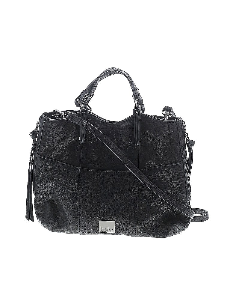 Kooba Solid Black Leather Satchel One Size - 77% off | thredUP