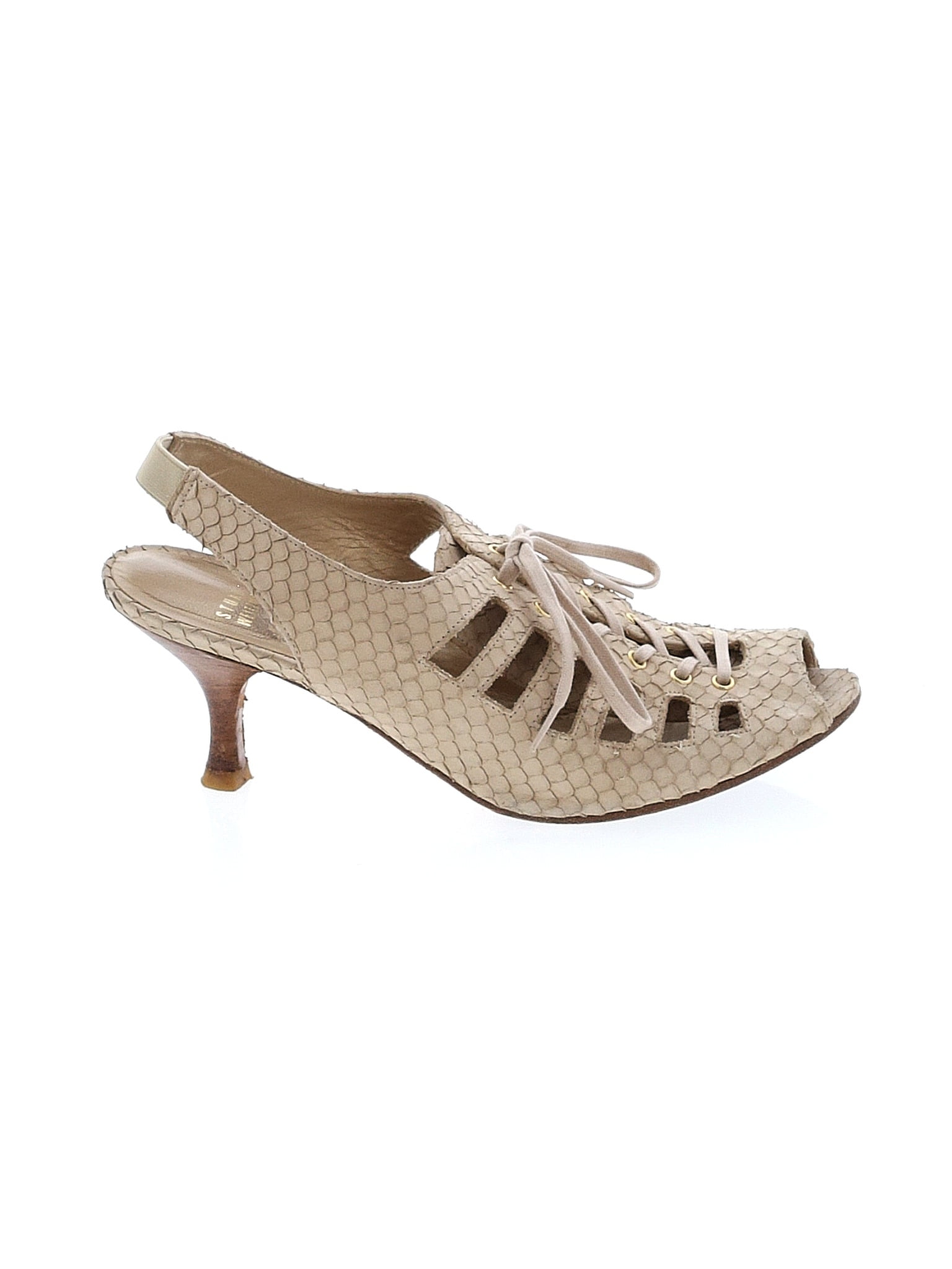 Stuart Weitzman Ivory Heels Size 8 - 84% off | thredUP