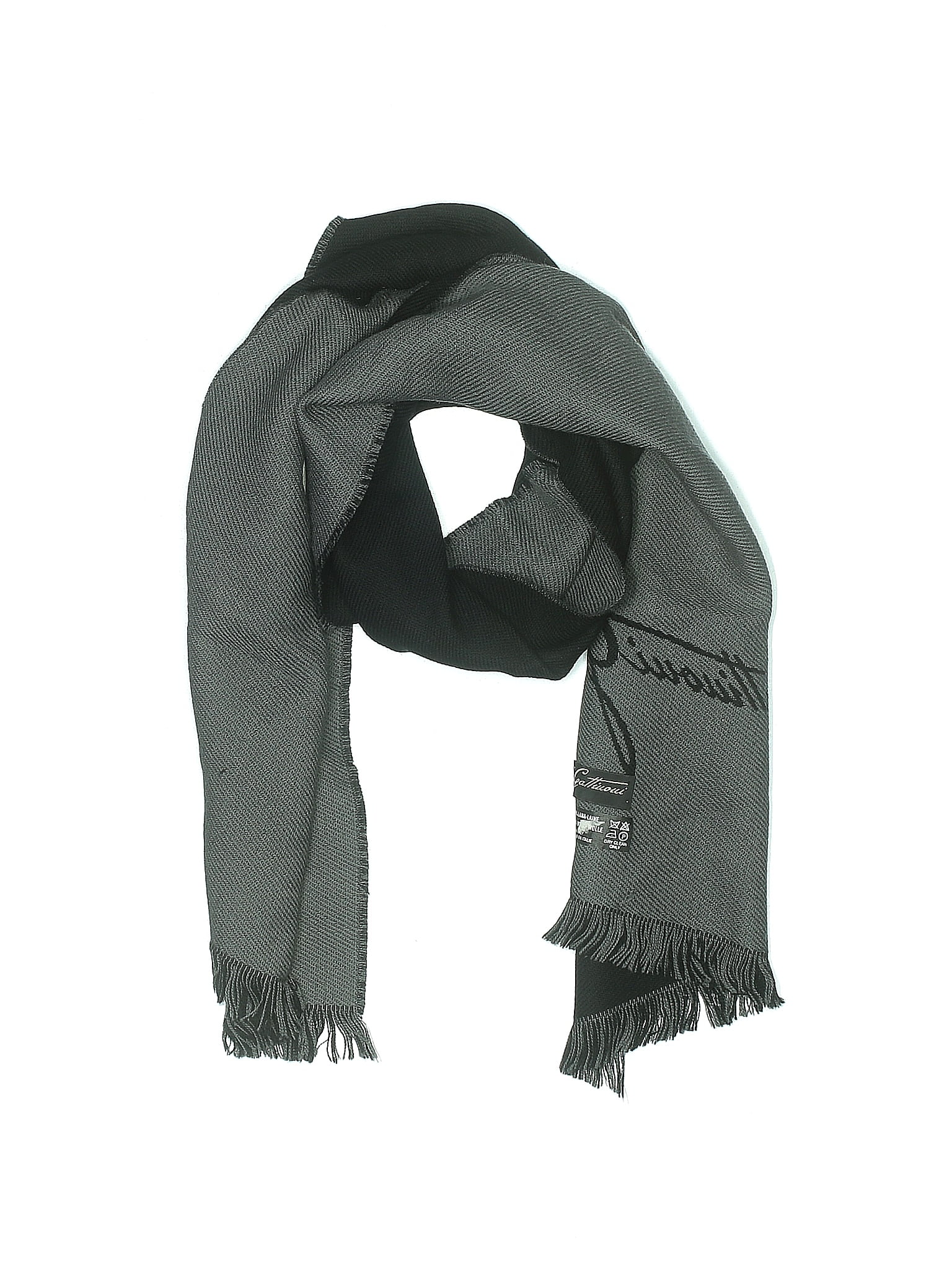 Gattinoni 100% Laine (wool) Black Scarf One Size - 73% off | thredUP