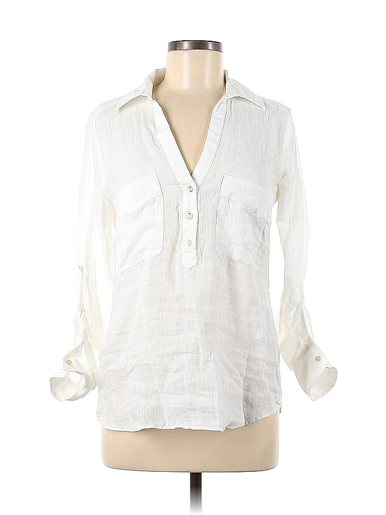 Zara 100% Cotton White Long Sleeve Button-Down Shirt Size XS - 57% off | thredUP