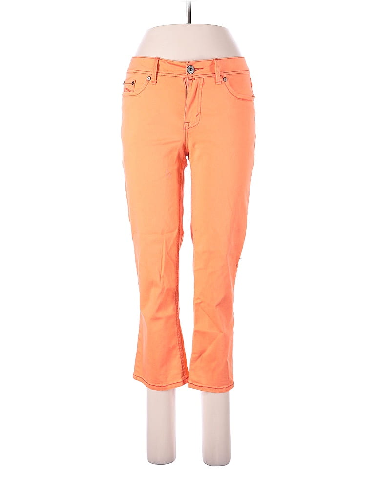 Faded Glory Color Block Orange Jeans Size 6 - 64% off | ThredUp
