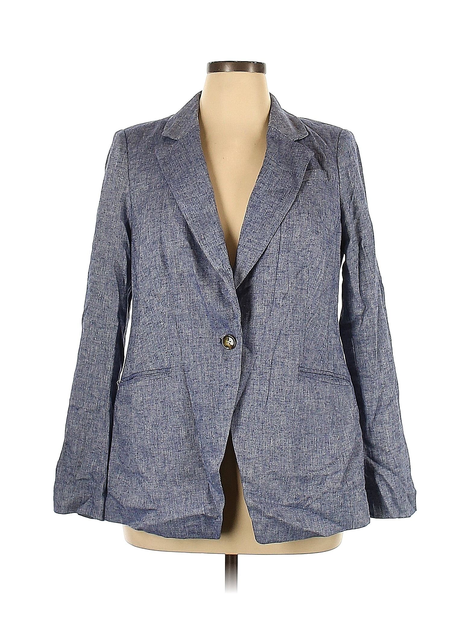 Lane Bryant Blue Blazer Size 14 (Plus) - 73% off | thredUP