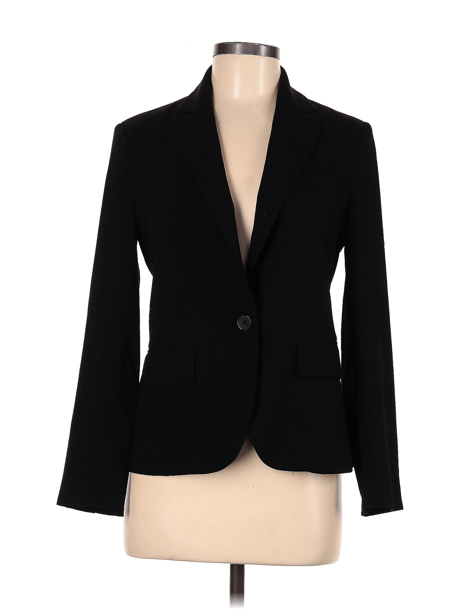 Amanda + Chelsea Solid Black Blazer Size 6 - 86% off | ThredUp