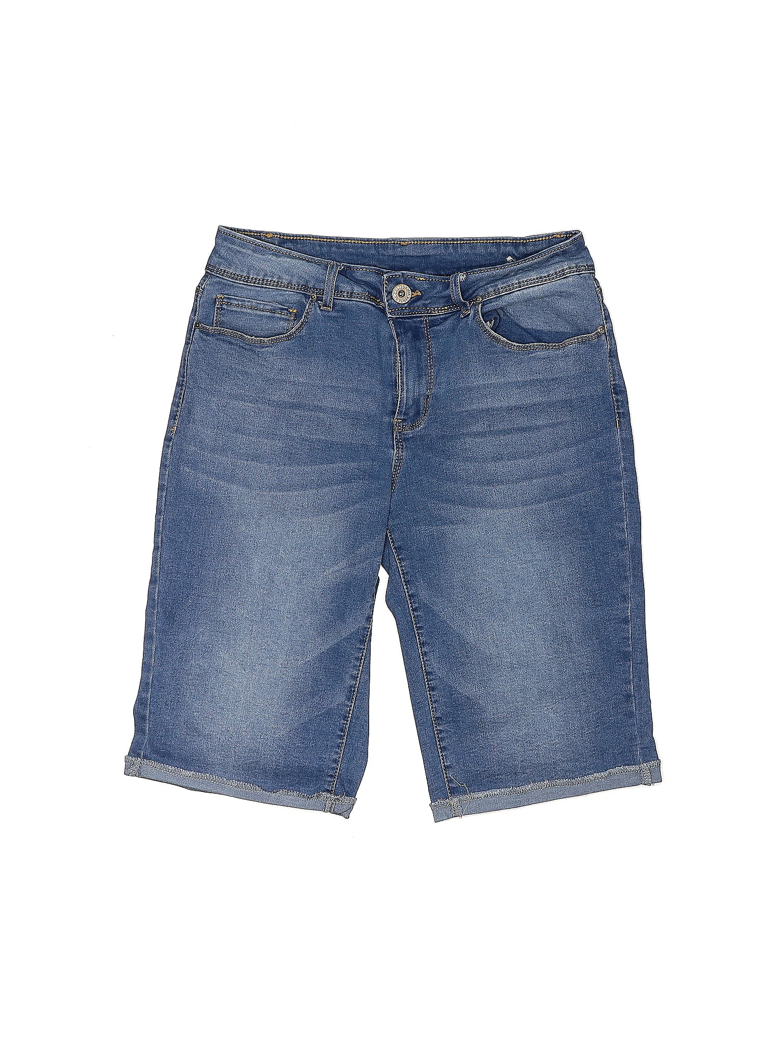 California Vintage Solid Blue Denim Shorts Size 9 - 82% off | ThredUp