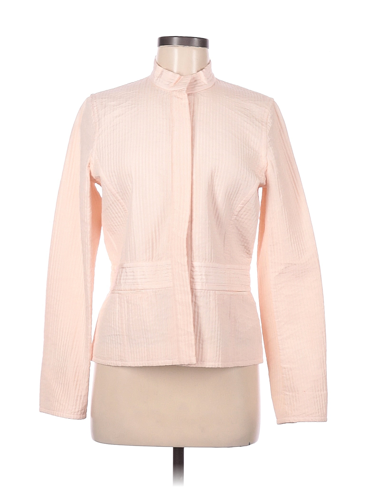 Sigrid Olsen 100% Silk Solid Pink Jacket Size 6 - 81% off | thredUP
