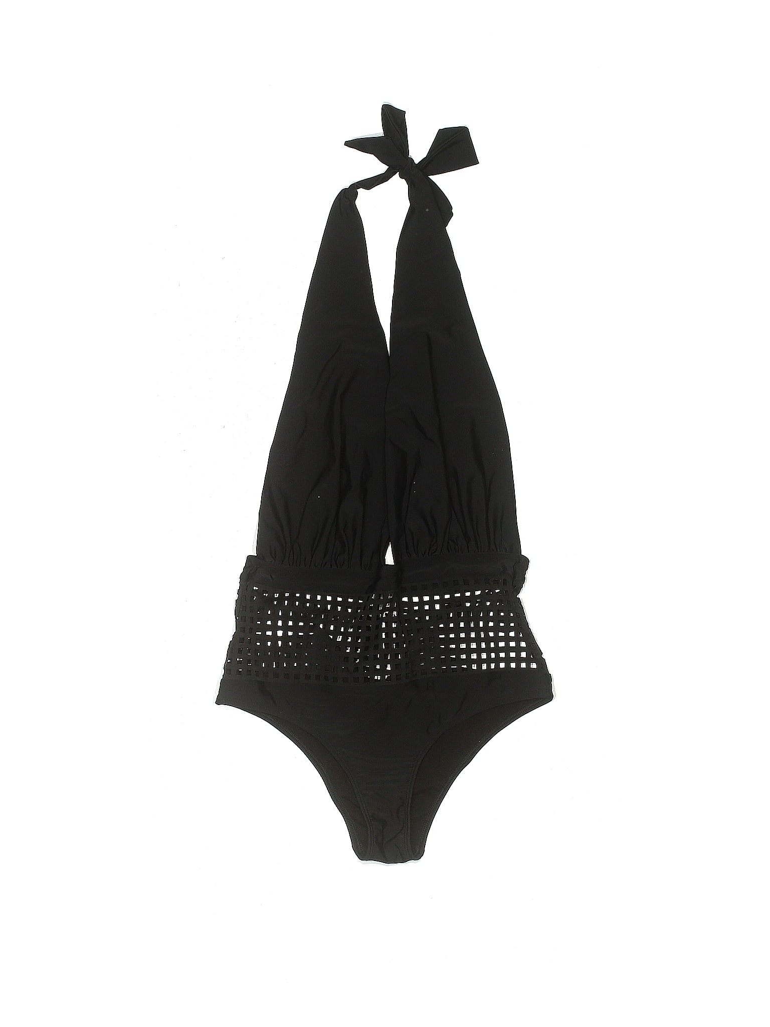 ASOS Solid Black One Piece Swimsuit Size 6 - 64% off | ThredUp