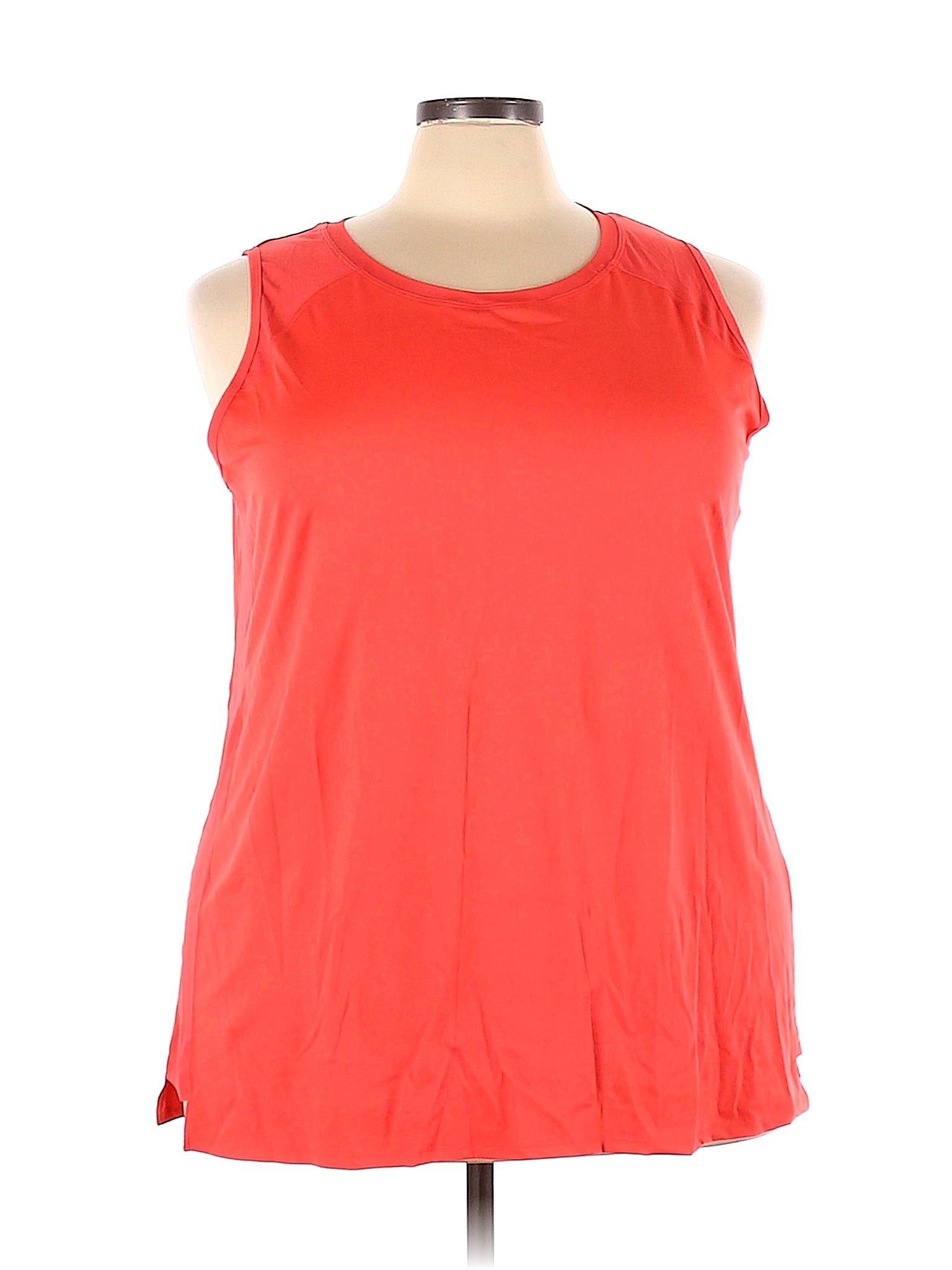 RBX Solid Red Active Tank Size 3X (Plus) - 63% off | ThredUp