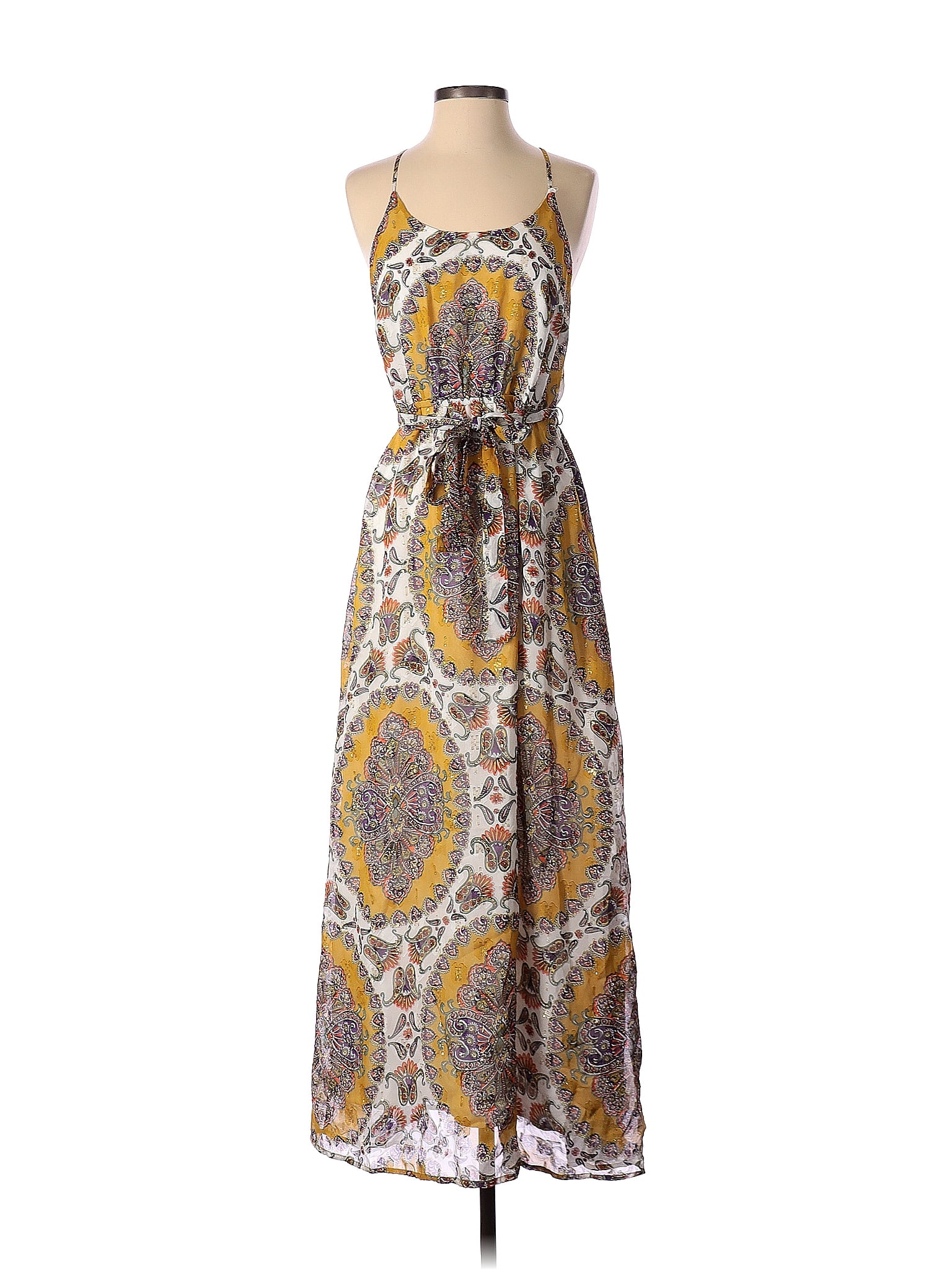 Akemi + Kin Multi Color Brown Casual Dress Size S - 72% off | thredUP